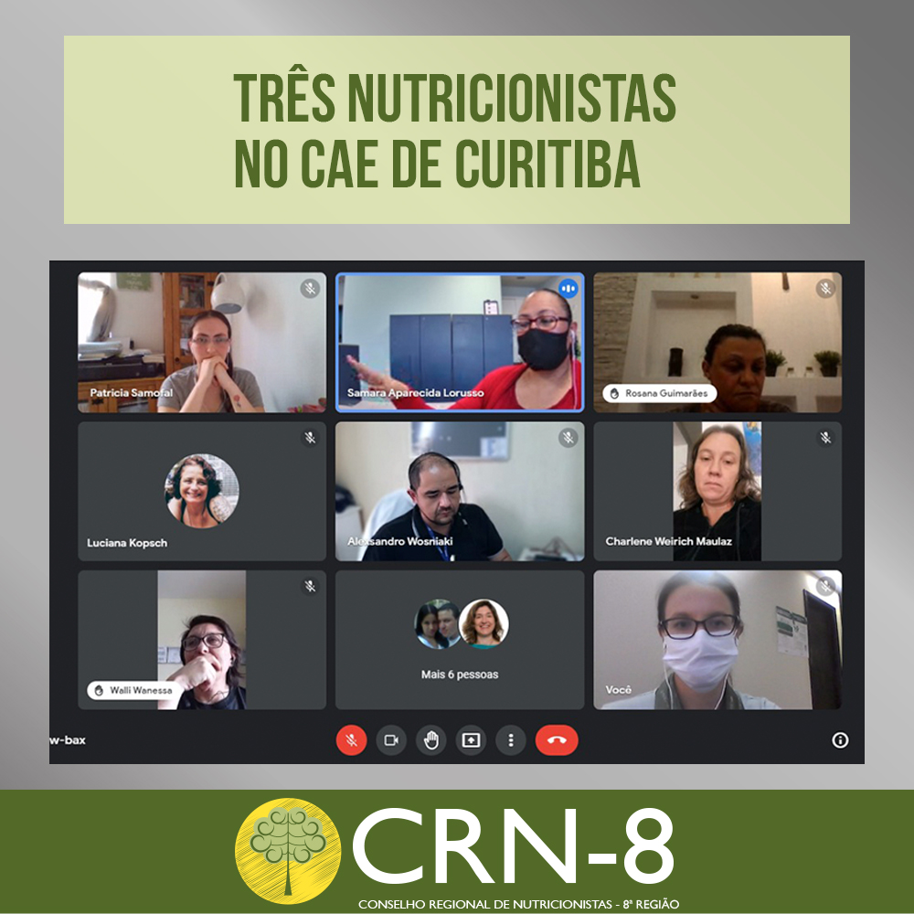 Três Nutricionistas No Cae De Curitiba Crn 8